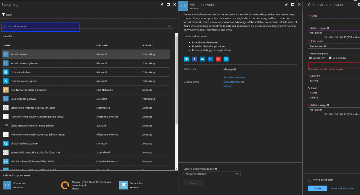 How to establish a Route Based VPN with Azure VPN (no BGP) | My Coding ...